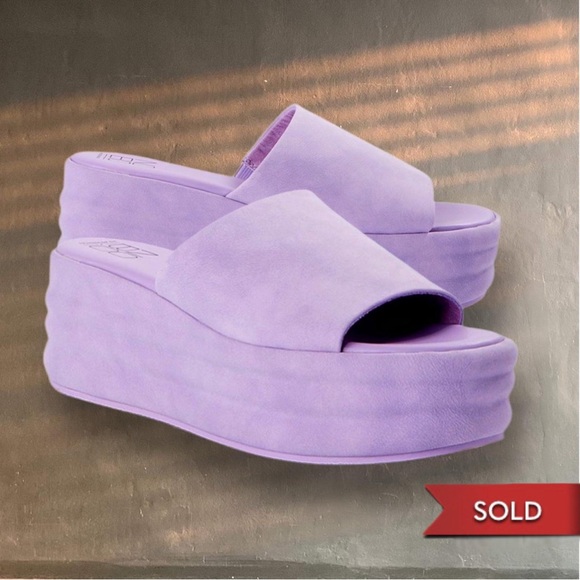 NOBO | Shoes | Sold Y2k Nobo Flatform Wedge Slides In Lavender | Poshmark
